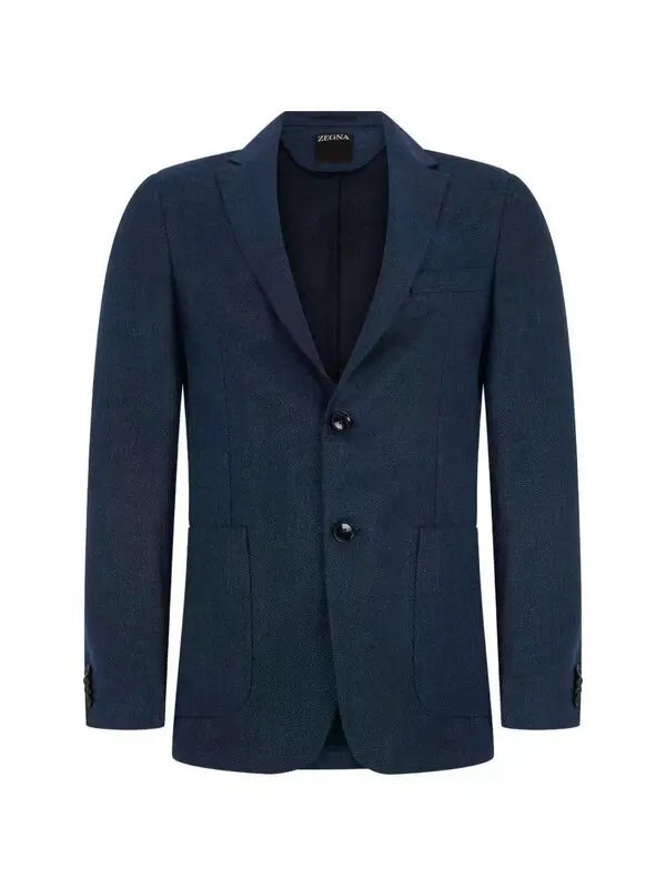 Zegna Button Patch-pocket Blazer