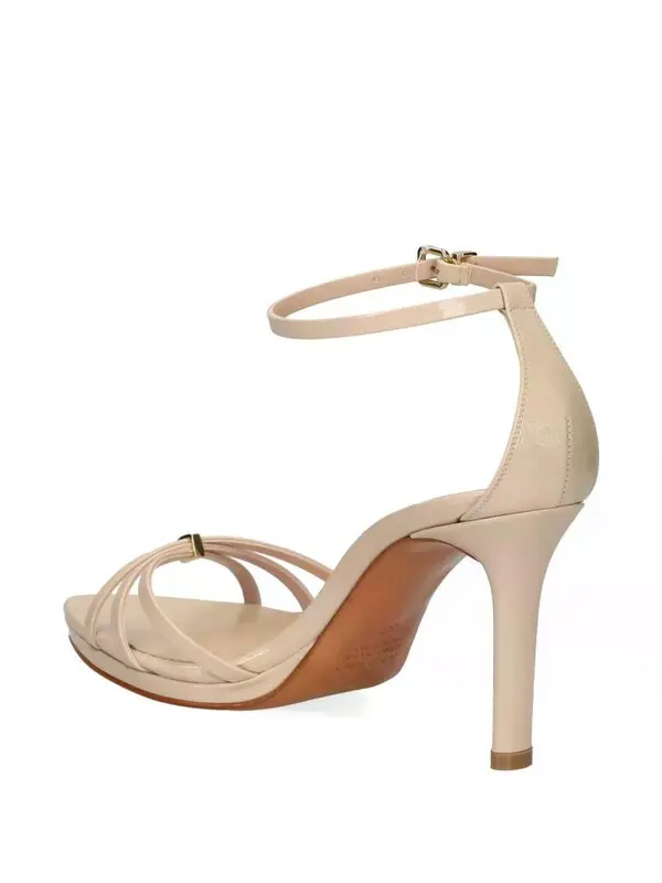ALBANO Crossover Strap Stiletto Heeled Sandals