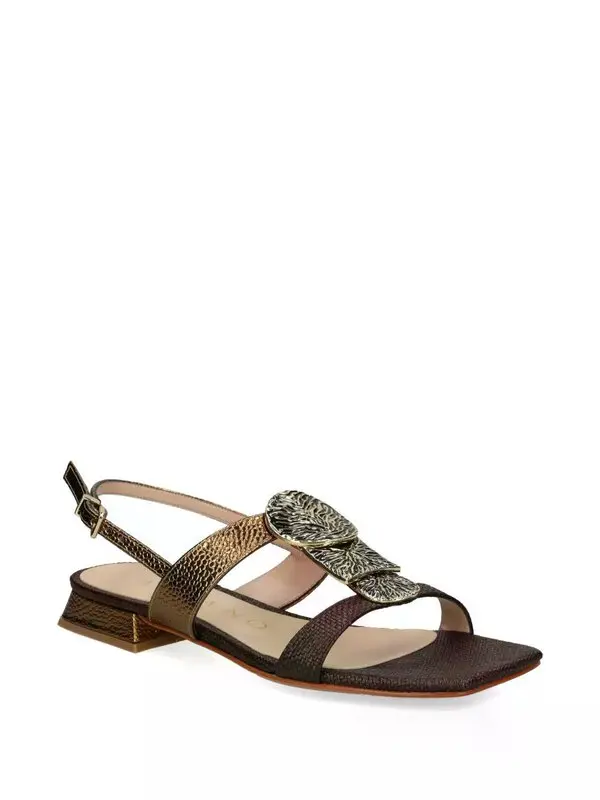 ALBANO Engraved Appliqué Sandals