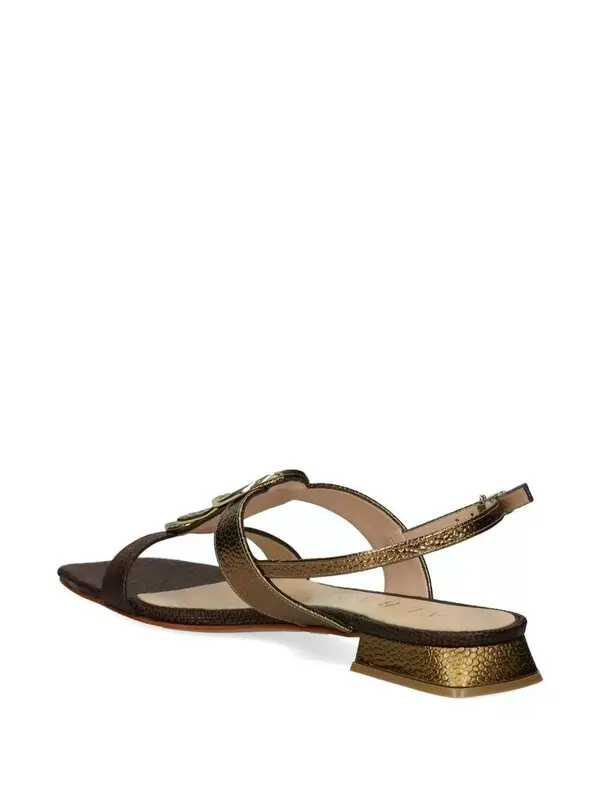 ALBANO Engraved Appliqué Sandals
