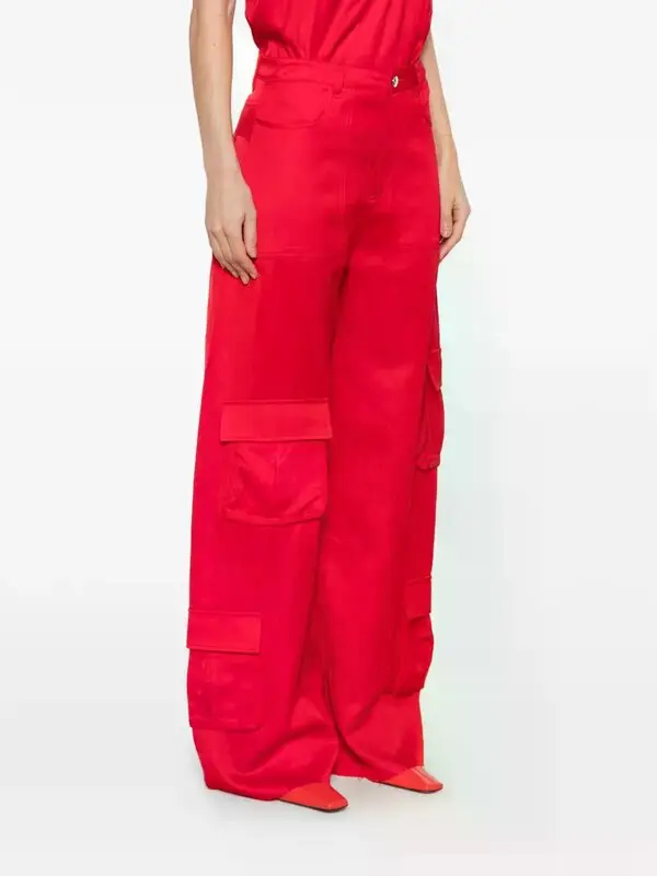 MARQUES' ALMEIDA Satin Cargo Pants