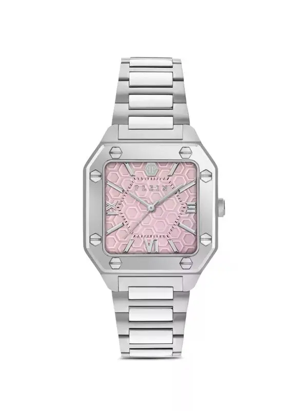 Philipp Plein Stainless Steel 34mm Watch - Pink