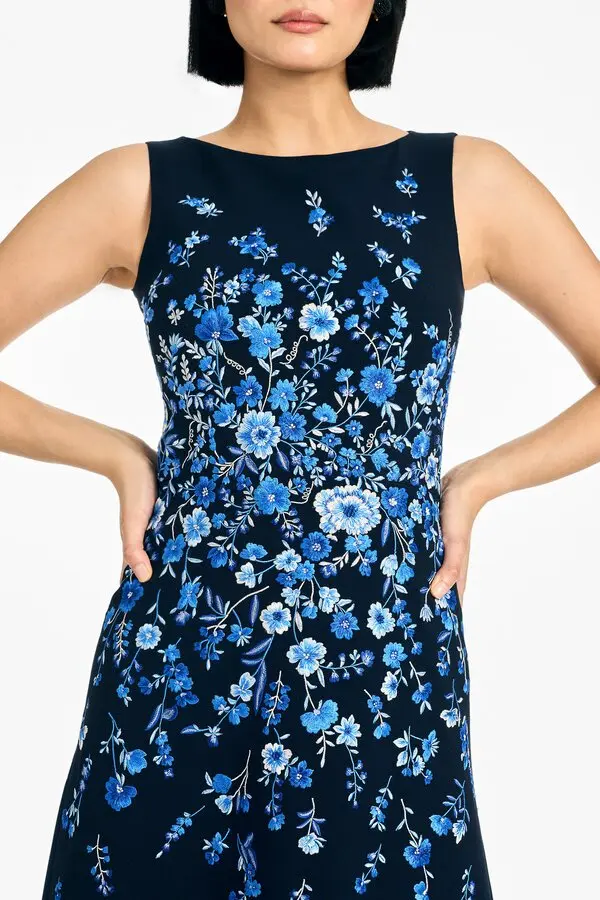 Sachin & Babi Razia Gown - Dark Midnight
