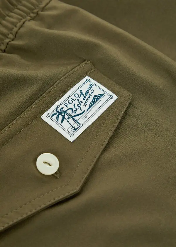 Polo Ralph Lauren Logo-embroidered Woven Swim Shorts - Tan