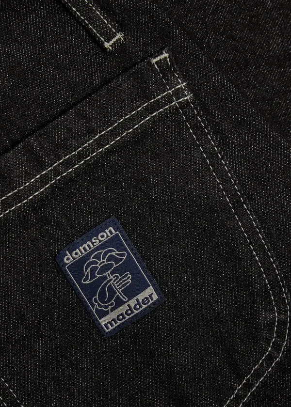 DAMSON MADDER Pascal Turn-up Wide-leg Jeans