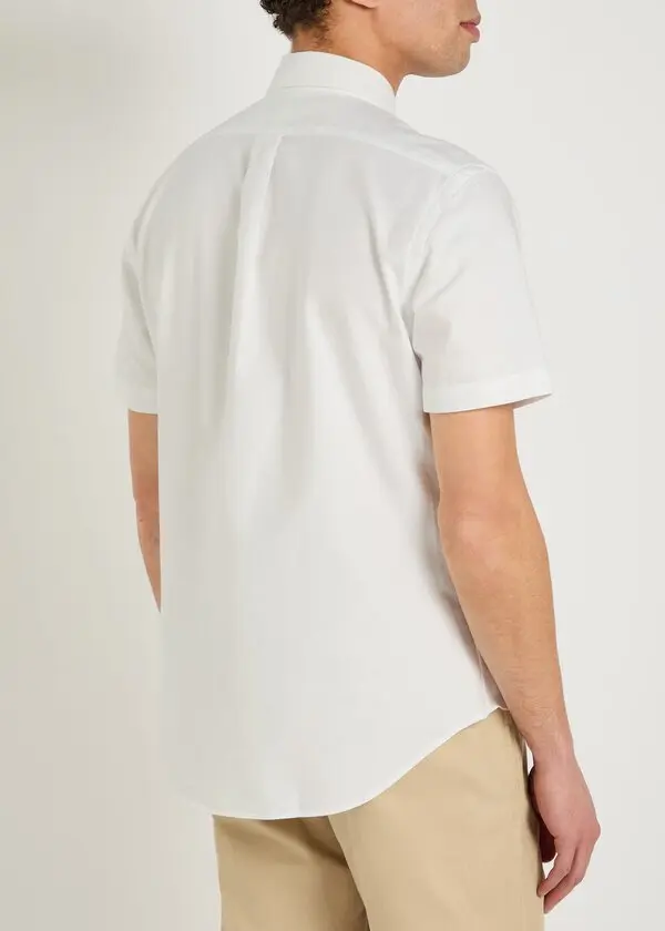 Polo Ralph Lauren Logo-embroidered Cotton Shirt - White