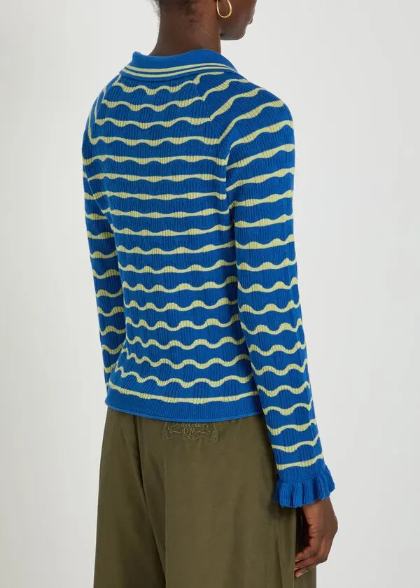 DAMSON MADDER Cotton And Wool-blend Jumper