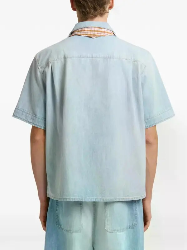 Marni Chambray Shirt With Neck Tie