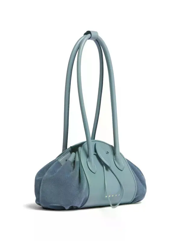 Marni Leather And Suede Shoulder Bag
