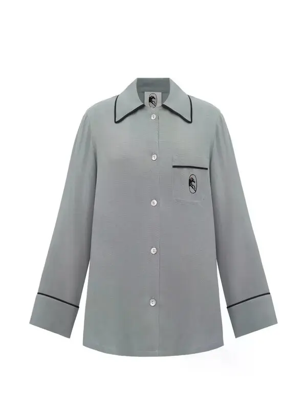 Sleeper Finnegan Pajama Shirt - Grey