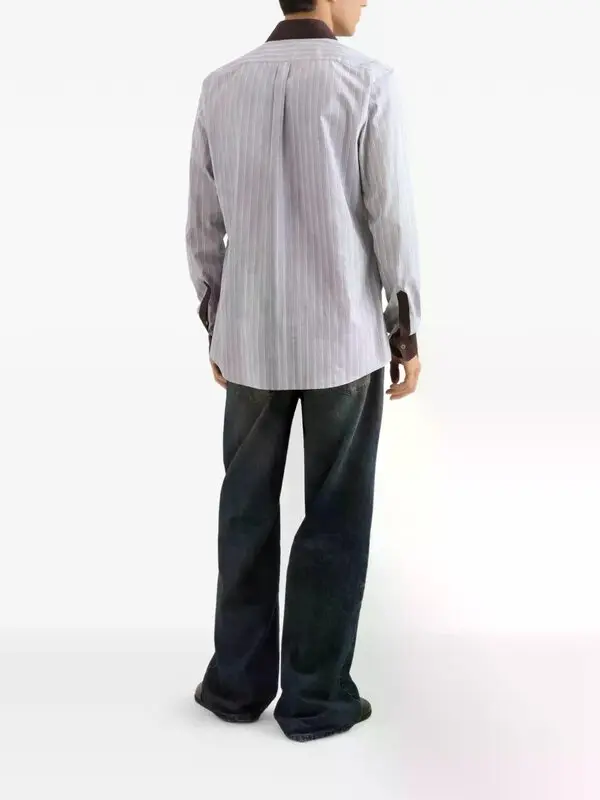 Dolce & Gabbana Striped Collared Shirt