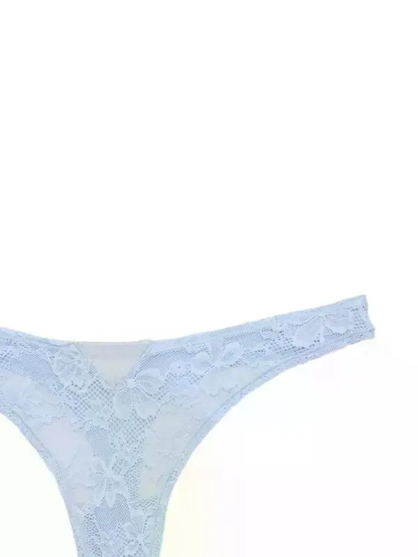FLEUR DU MAL Le Stretch Lace Thong