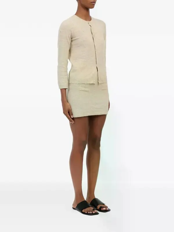 MAISON MARGIELA Textured Knit Button-front Cardigan