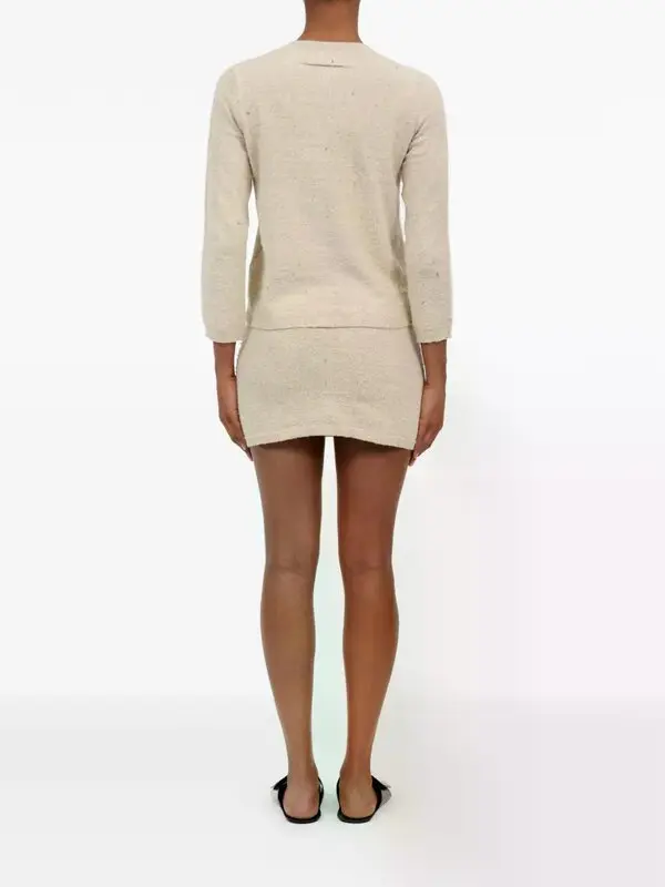 MAISON MARGIELA Textured Knit Button-front Cardigan
