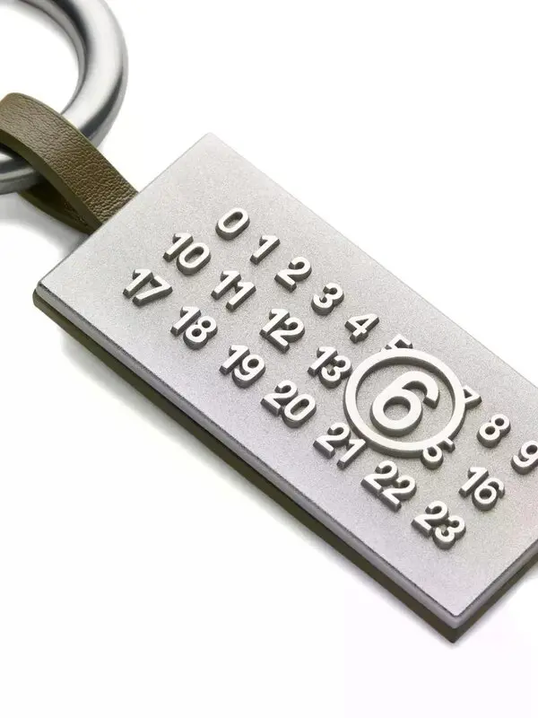 MAISON MARGIELA Numeric Tag Keyring
