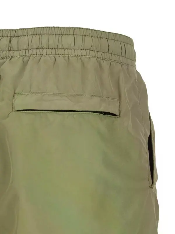 Stone Island Logo Swim Shorts - Green