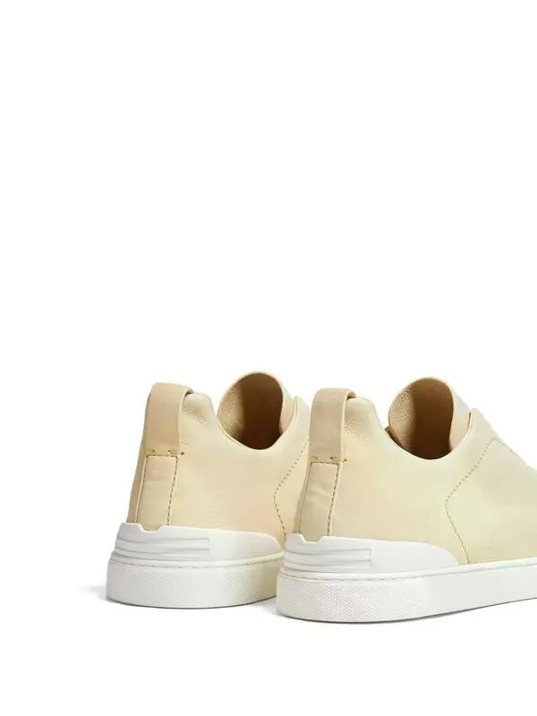 Zegna Triple Stitch Slip-on Sneakers - Neutrals