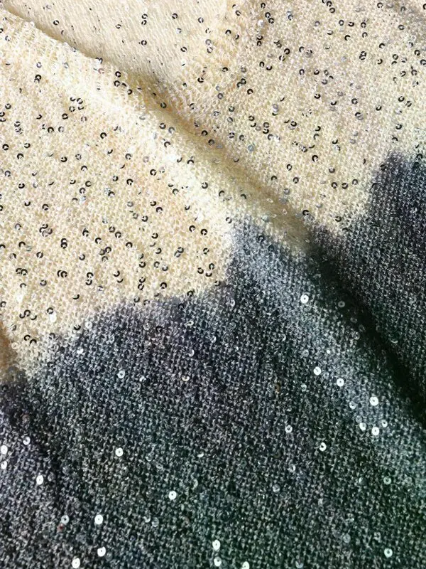 ROBERTO COLLINA Sequin V-neck Top