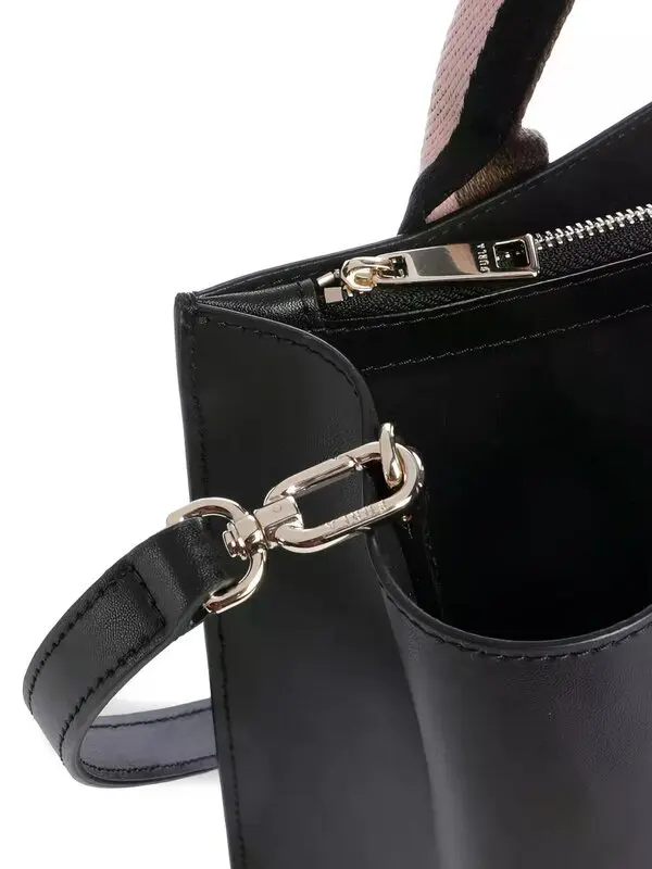 Furla Tote Bag With Charm Detail - Black