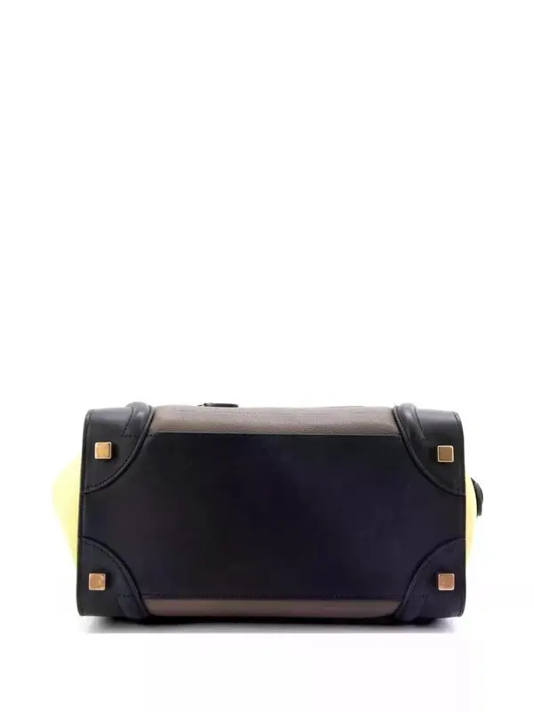 Celine Tricolor Leather Micro Tote Bag - Multicolour