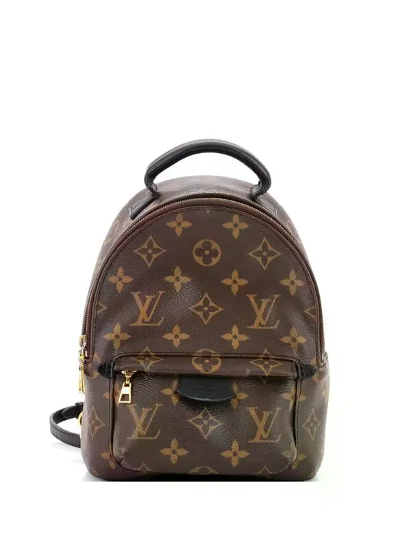LOUIS VUITTON Palm Springs Monogram Canvas Mini Backpack - Brown