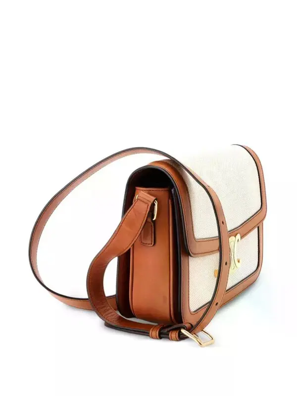 Celine Triomphe Medium Shoulder Bag - Neutrals