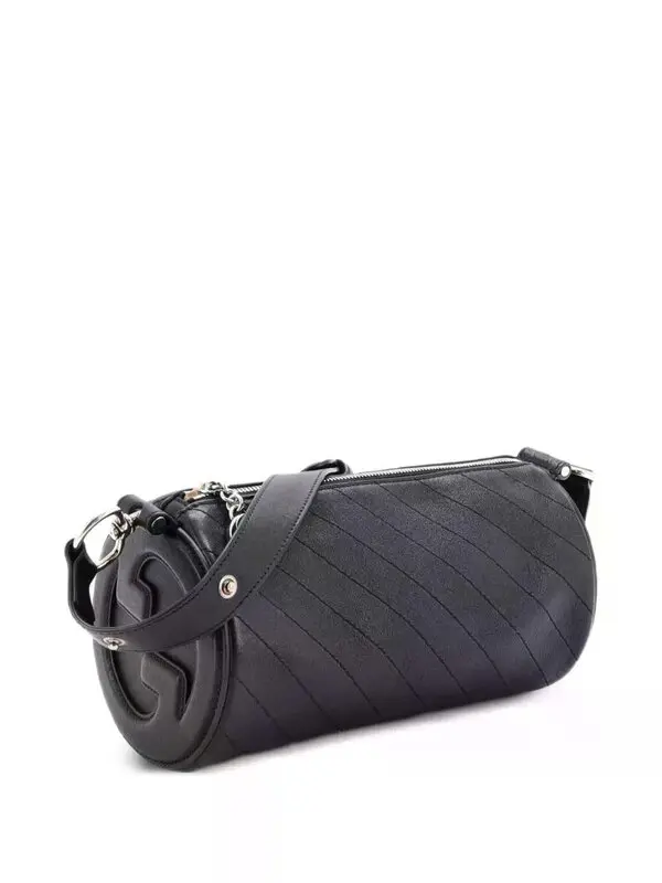 Gucci Blondie Diagonal Quilted Leather Small Shoulder Bag - Black