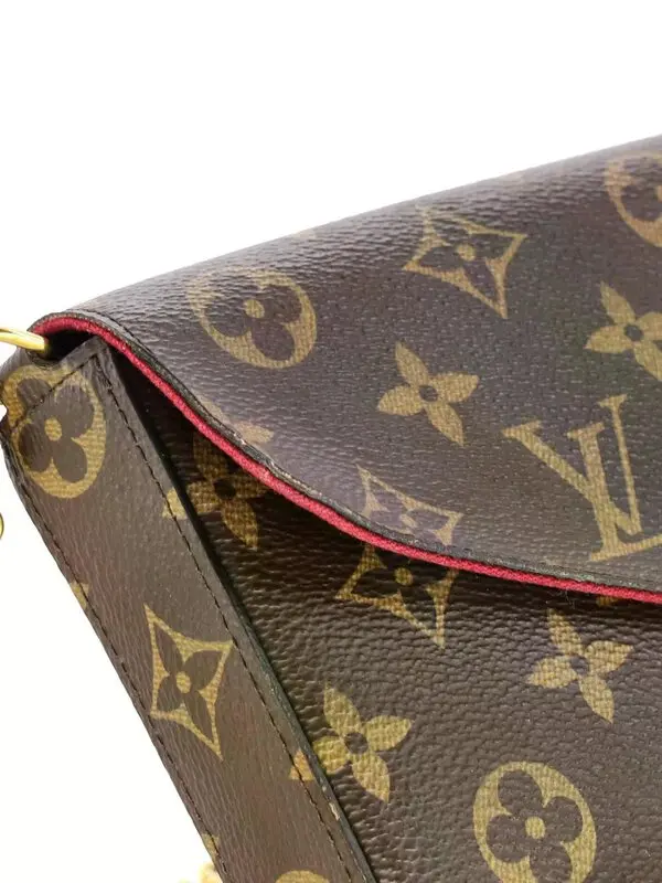 LOUIS VUITTON Felicie Pochette Monogram Canvas Crossbody Bag - Brown
