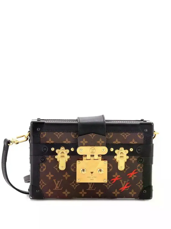 LOUIS VUITTON Petite Malle Handbag Monogram Canvas