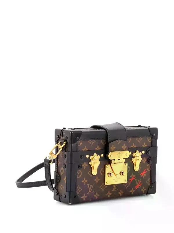 LOUIS VUITTON Petite Malle Handbag Monogram Canvas