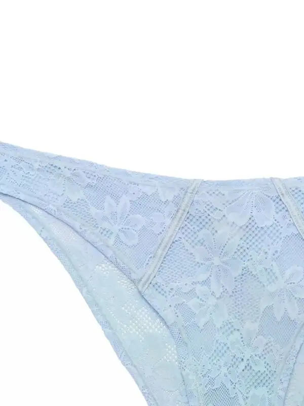 FLEUR DU MAL Le Stretch Lace Thong