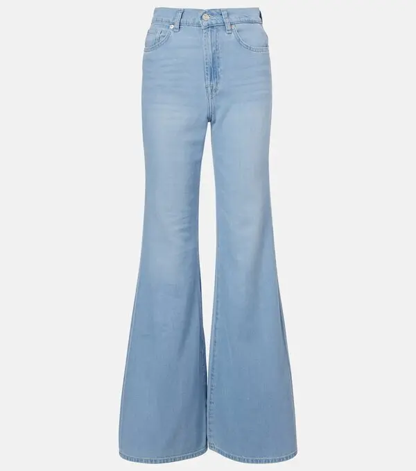 7 For All Mankind Retro Flare Flared Jeans - Blue