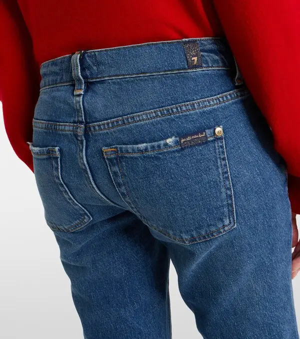 7 For All Mankind Low Cigarette Slim Jeans