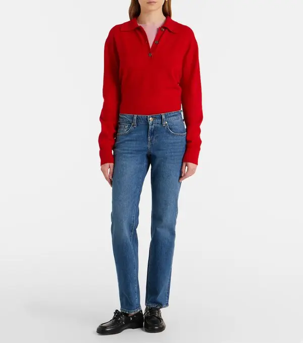 7 For All Mankind Low Cigarette Slim Jeans