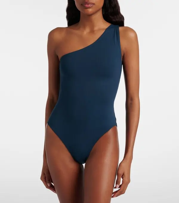ERES Effigie One-shoulder Swimsuit - Blue