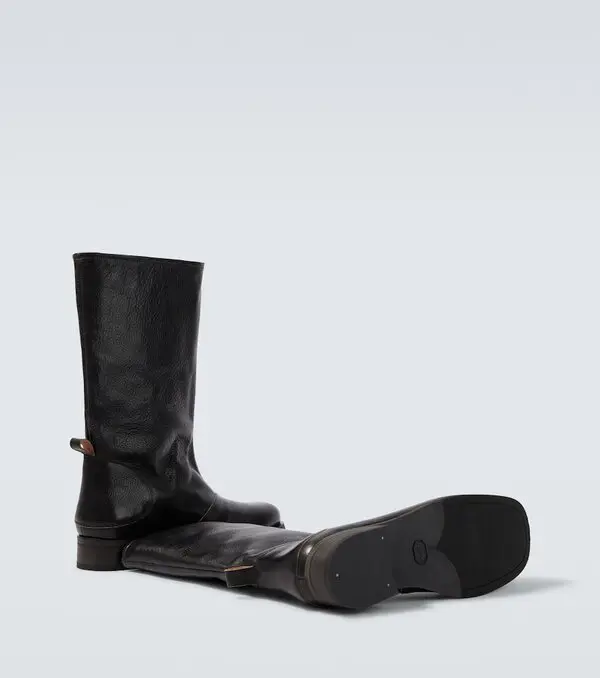 Our Legacy Haul Camion Leather Mid-calf Boots