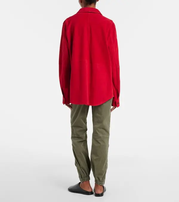 NILI LOTAN Utility Cotton Tapered Pants