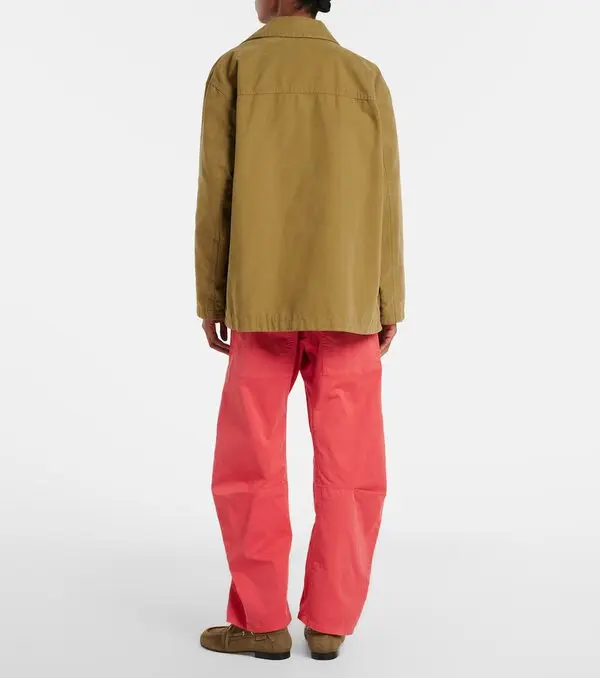 NILI LOTAN Shon Barrel-leg Pants - Red