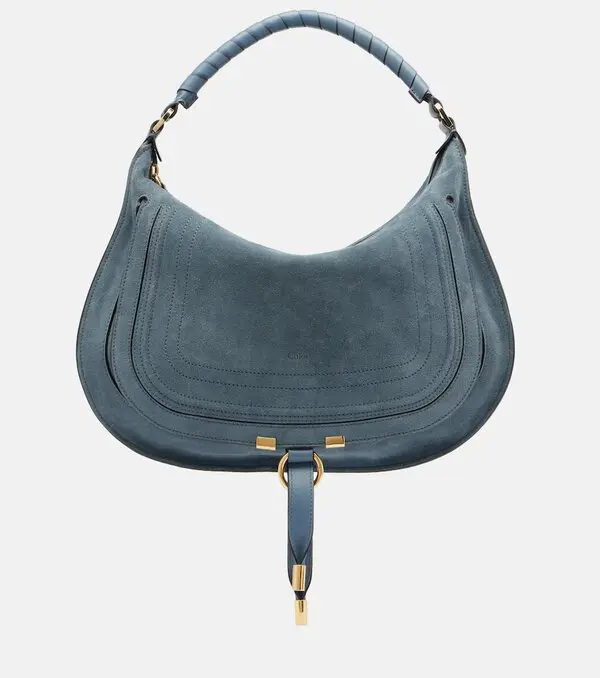 Chloé Marcie Medium Shoulder Bag - Blue