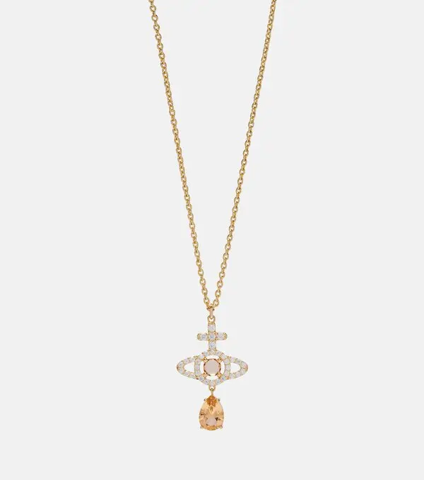 VIVIENNE WESTWOOD Orb Embellished Pendant Necklace - Gold