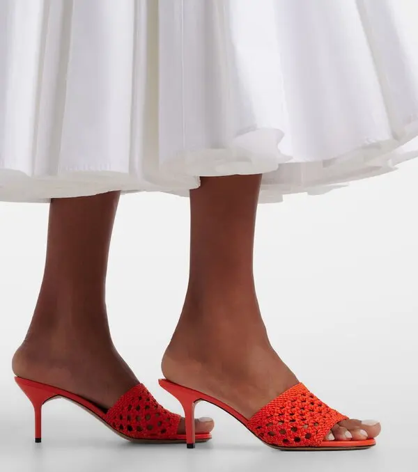 Jacquemus Cubisto Woven Mules