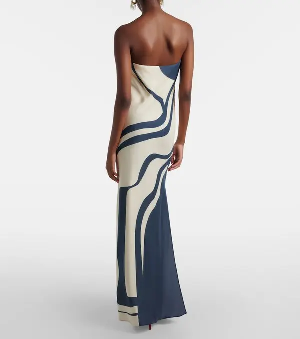 SIR. Lilou Strapless Maxi Dress - White