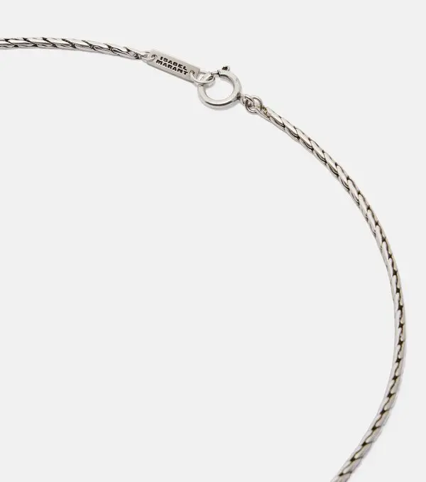 Isabel Marant Étoile Halsey Embellished Seashell Necklace - White