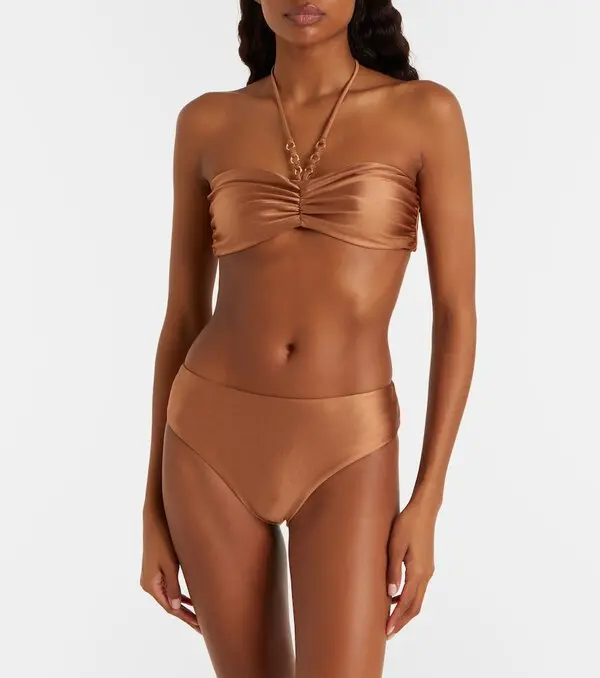 Jade Swim Daya Bikini Bottom - Brown