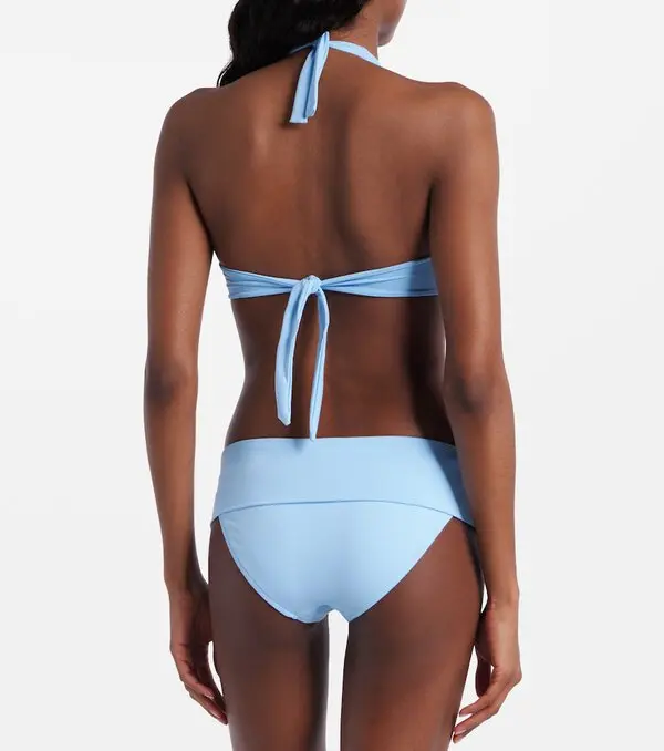 Melissa Odabash Provence Halterneck Bikini Top - Blue