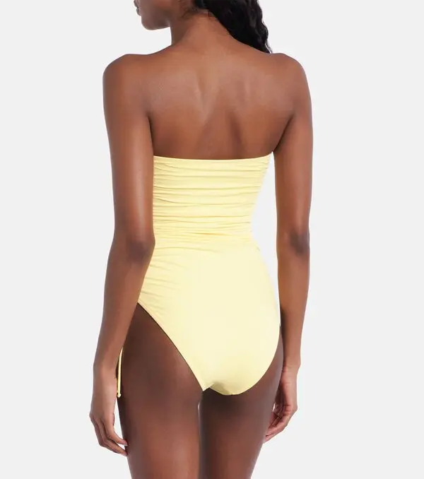 Melissa Odabash Sydney Ruched Bandeau Swimsuit
