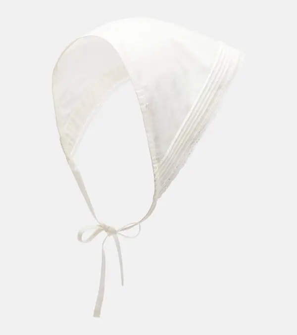 Faithfull The Brand Emilia Lace-trimmed Head Scarf - White