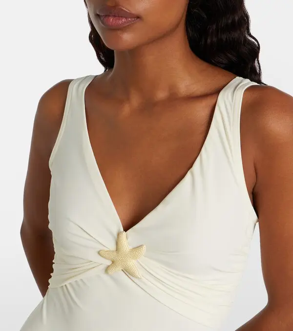 KARLA COLLETTO Starfish Embellished One-piece Swimsuit