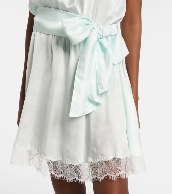 Poupette St Barth Bianca Halterneck Minidress