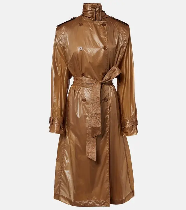 Saint Laurent Tie-neck Trench Coat - Beige